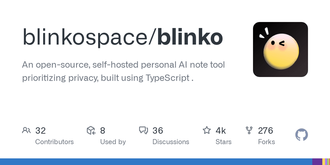 Blinko: Bring Your Ideas to Life with AI | Open Source Daily