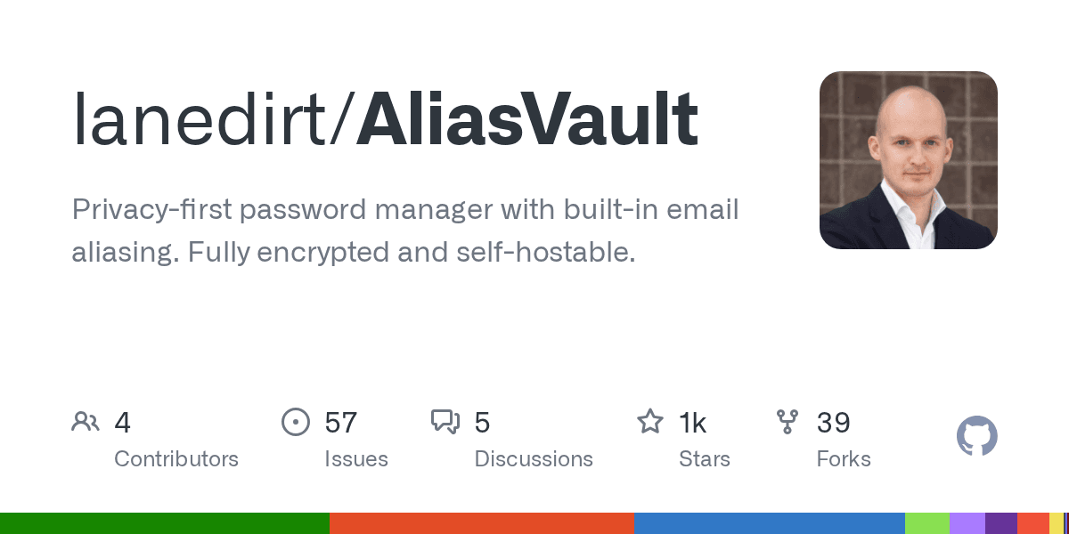 AliasVault: The Self-Hosted Password Manager | Open Source Daily