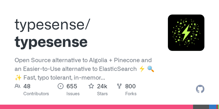 Typesense: Open Source Alternative to Algolia | Open Source Daily