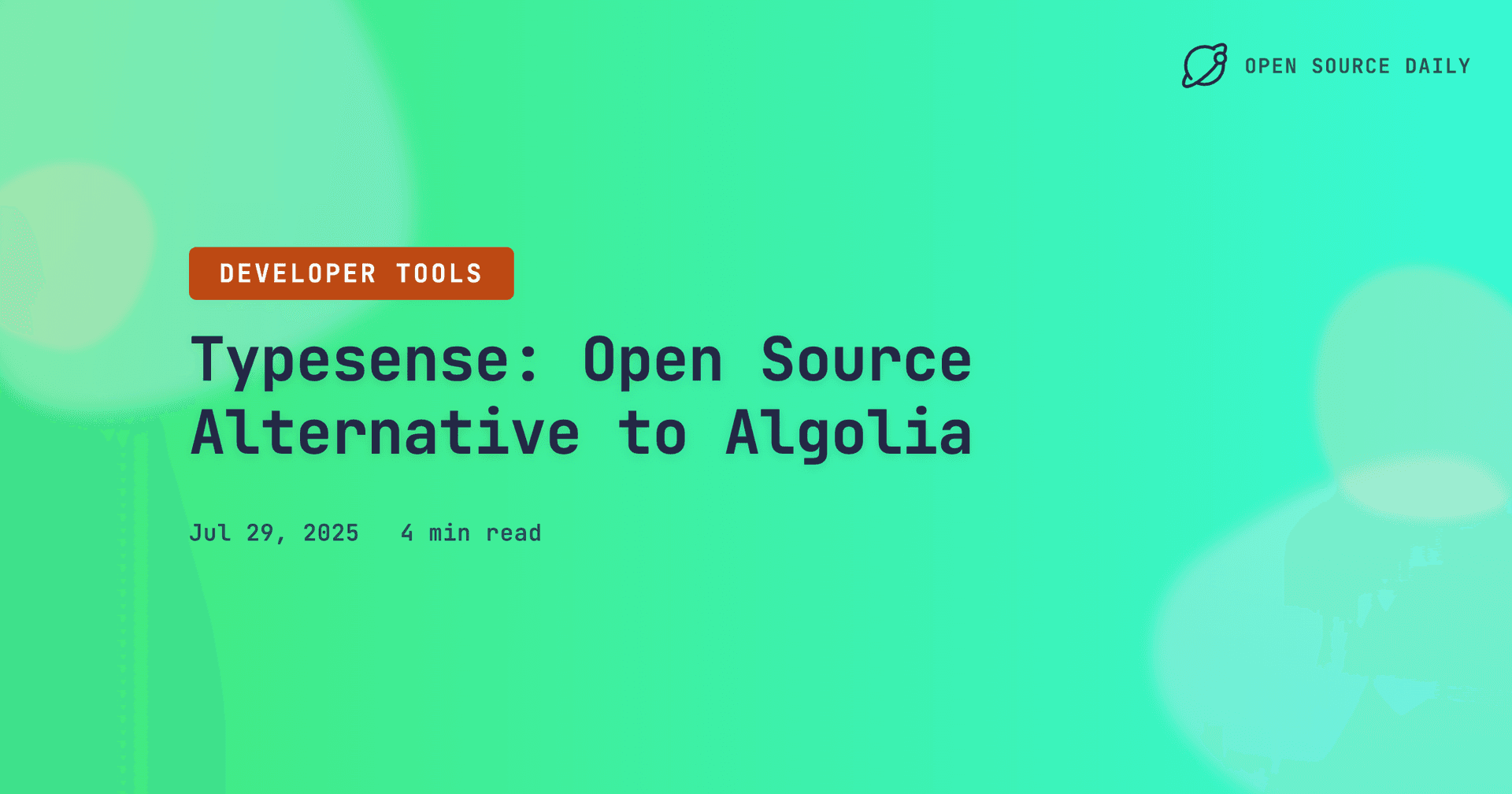 Typesense: Open Source Alternative to Algolia | Open Source Daily