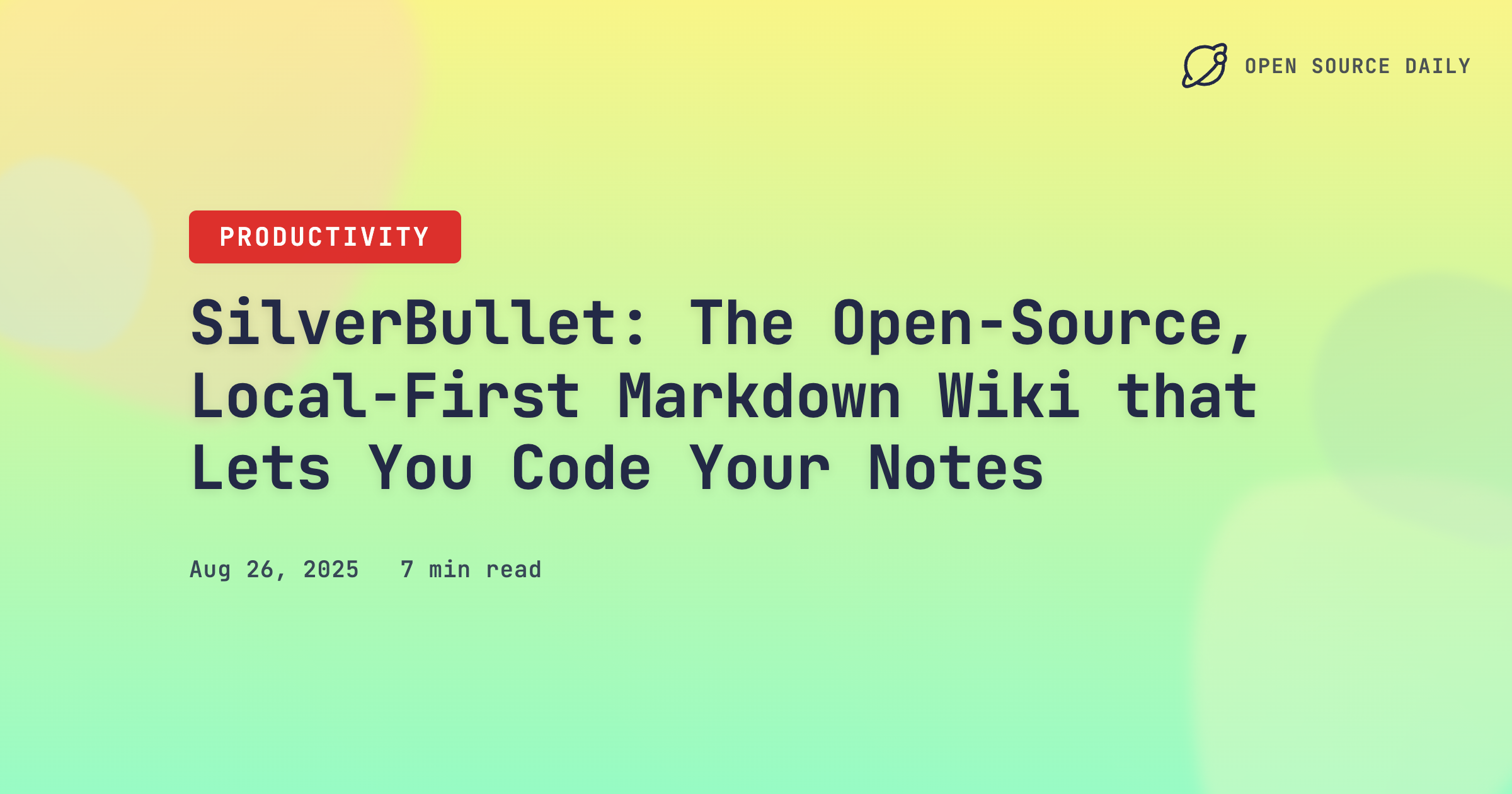 Reimagined Open Source Scheduling Open Source Daily