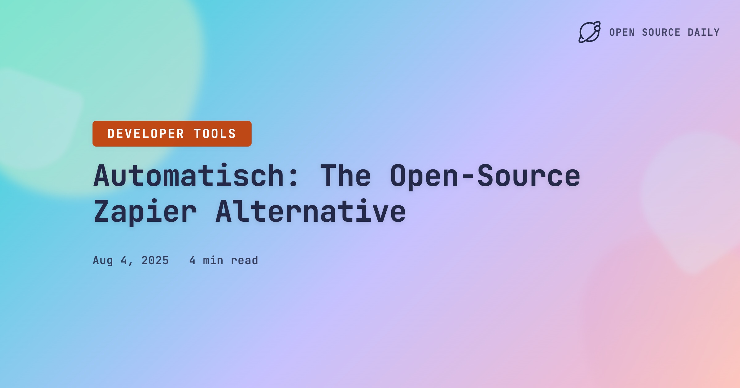 Automatisch: The Open-Source Zapier Alternative | Open Source Daily